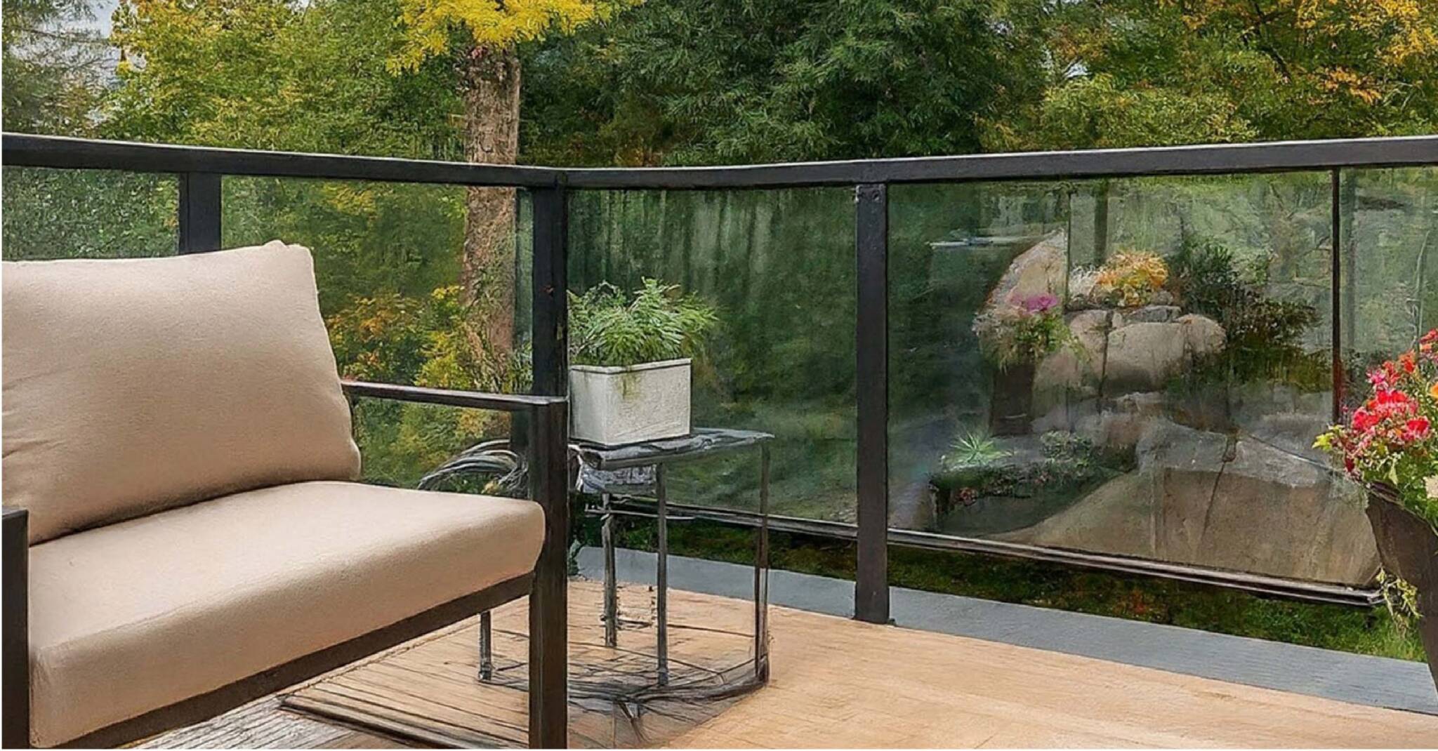 15 Modern Glass Railing Designs for Balconies in 2024