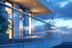 15 Modern Glass Railing Designs for Balconies in 2024